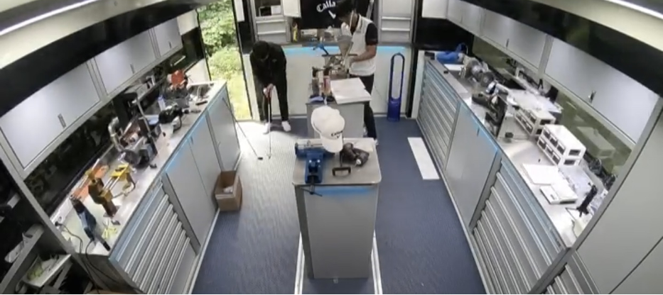 Flashing East, Flashing West, Professional Golf Tour Van | Kim Caddie ...